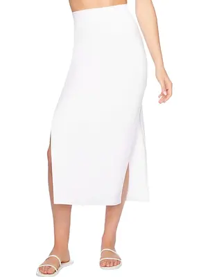 Susana Monaco Side Slit Skirt - Sugar