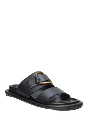 Moncler Bell Slide Sandal - Black