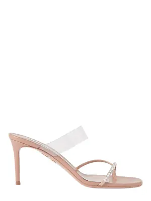 AQUAZZURA Movie 75 Mules - Pink