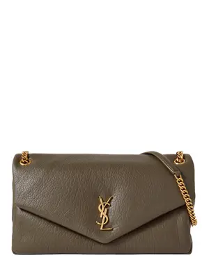 Saint Laurent Calypso Large Shoulder Bag - Brown