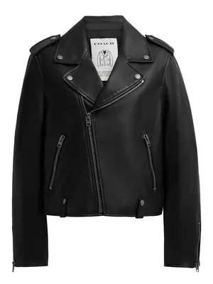 Coach Moto Jacket - Black