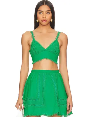 Peixoto Jasmine Top - Kelly Green