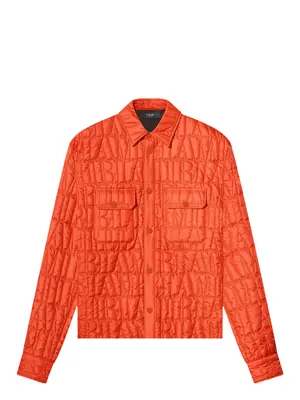 Amiri Quilted Logo Overshirt - Orange