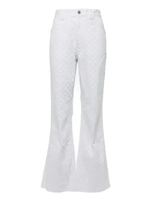 Isabel Marant Alvira High-rise Flared Jeans - White