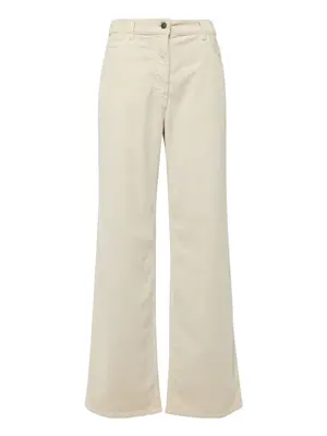 THE ROW Dan Cotton Corduroy Flared Pants