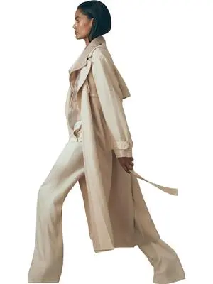 ATELIER Atelier Teya Belted Trench Coat