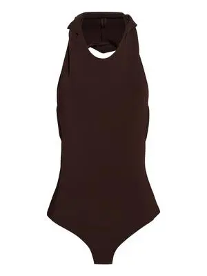 COURREGES Frame Illusion Bodysuit - Brown