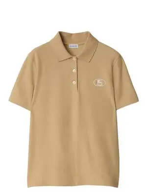 Burberry Cotton Piqué Polo Shirt - Beige