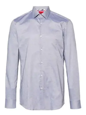 HUGO Koey Classic-collar Cotton Shirt