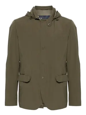 Herno Hooded Lightweight Jacket - Green