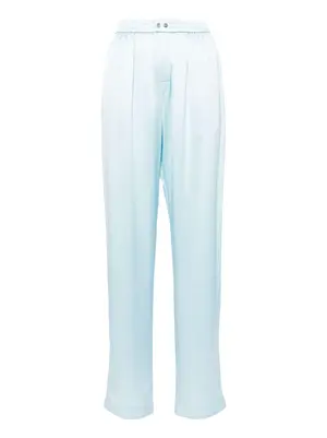 Alexander Wang Logo Cutout Trousers - Blue