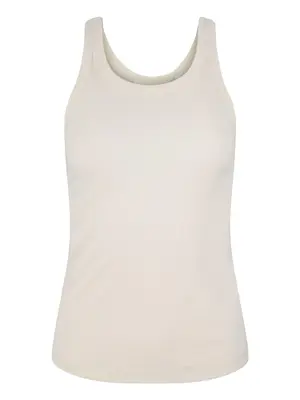 Helmut Lang Ribbed Tank Top - Neutrals
