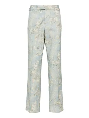 VIVIENNE WESTWOOD Toile De Jouy-print Trousers - Blue