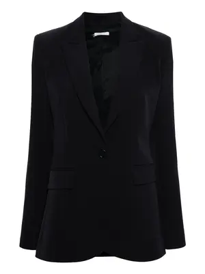 Liu Jo Peak-lapel Single-breasted Blazer - Blue