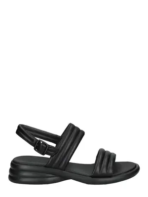 Camper Spiro 40mm Leather Sandals - Black