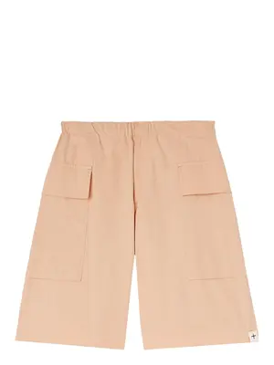 JIL SANDER Cotton Cargo Shorts - Pink