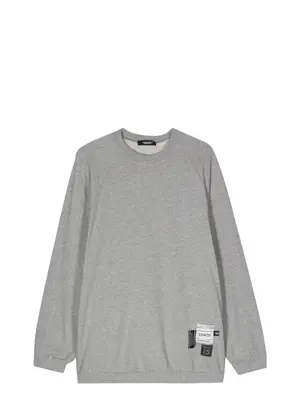 UNDERCOVERISM Logo-patches Cotton Sweatshirt Grey