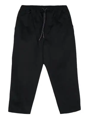 Comme Des Garçons Drawstring Cropped Trousers - Blue