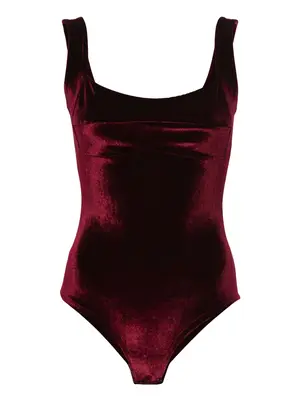 ATU BODY COUTURE Velvet Bodysuit - Red