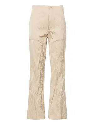 Gauchere Creased Tapered Trousers - Neutrals