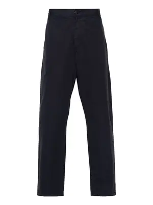 Carhartt Work In Progress Carhartt WIP Logo-Appliqué Gabardine Trousers Blue