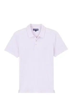 Vilebrequin Logo-embroidered Organic Cotton Polo Shirt - Pink