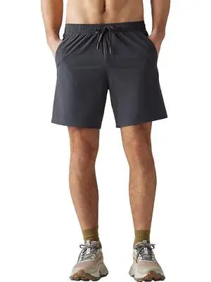 RHONE Pursuit 7" Drawstring Shorts - Asphalt