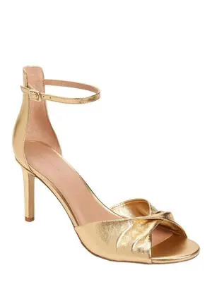 Nordstrom Anders Ankle Strap Sandal Gold Metallic
