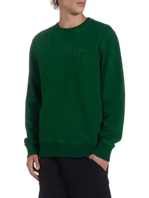 GOLDEN GOOSE Journey Crewneck Sweatshirt - Green Jacket
