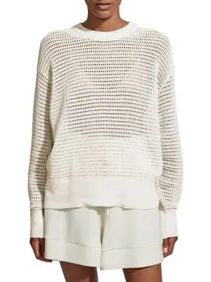 Varley Kershaw Crewneck Sweater - Egret