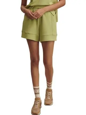Varley Atrium High-waist Shorts - Fern