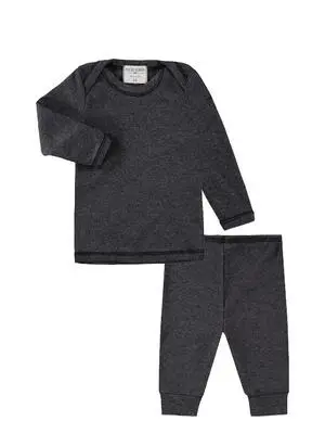 PAIGELAUREN PAIGELAUREN Ribbed Long Sleeve Set