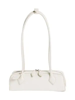 Alaïa Le Teckel Small Shoulder Bag - Ivoire