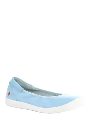 Fly London Softinos By Fly London Ilme Ballet Flat Sky Smooth Leather