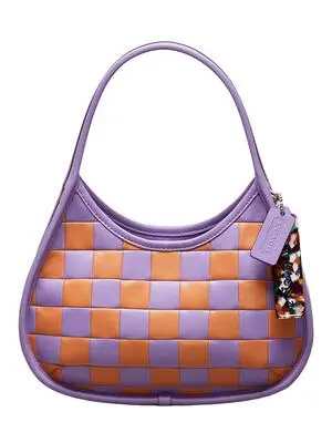COACHTOPIA Coachtopia Ergo Shoulder Bag In Upcrafted Leather Iris/faded Orange