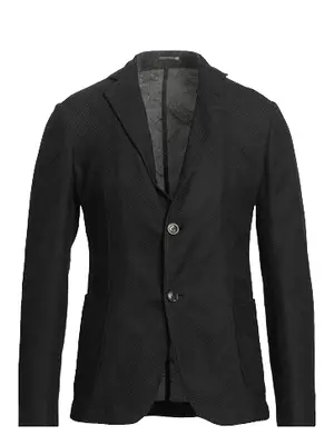 Emporio Armani Single-breasted Blazer - Black