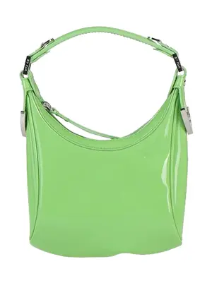 By Far Hobo Bag With Metal Hardware - Green