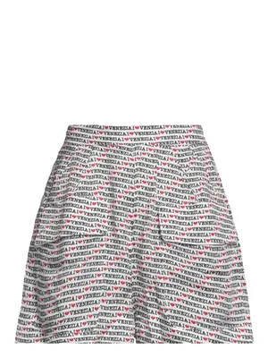 GOLDEN GOOSE High-waisted Straight Leg Shorts - White
