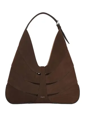 Alaïa Delta Hobo Bag - Brun Fonce