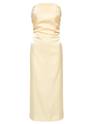 Jacquemus La Robe Carino Midi Dress - Yellow