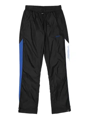 PURPLE BRAND Striped Track Pants - Black