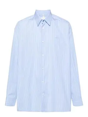 OAMC Homer Striped Cotton Shirt - Blue