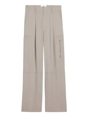 Ami Straight-leg Trousers - Neutrals