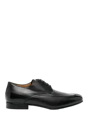 Bally Panelled Leather Derby Shoes - Black