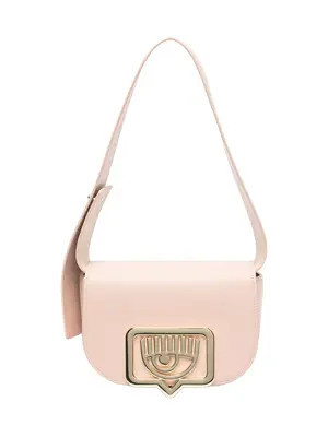CHIARA FERRAGNI Eyelike Plaque Shoulder Bag - Pink