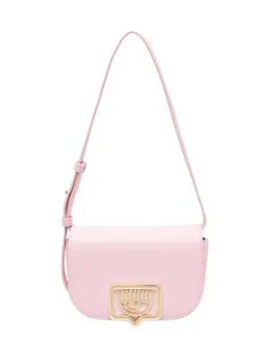 CHIARA FERRAGNI Eyelike Plaque Shoulder Bag - Pink