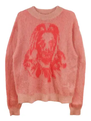SAINT MXXXXXX Mohair-blend Jumper - Pink