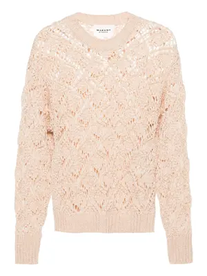MARANT ETOILE Joey Openwork Jumper - Neutrals