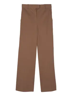 CIRCOLO 1901 Piqué-weave Trousers - Brown