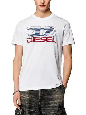 DIESEL® T-diegor-k74 Graphic Tee - White
